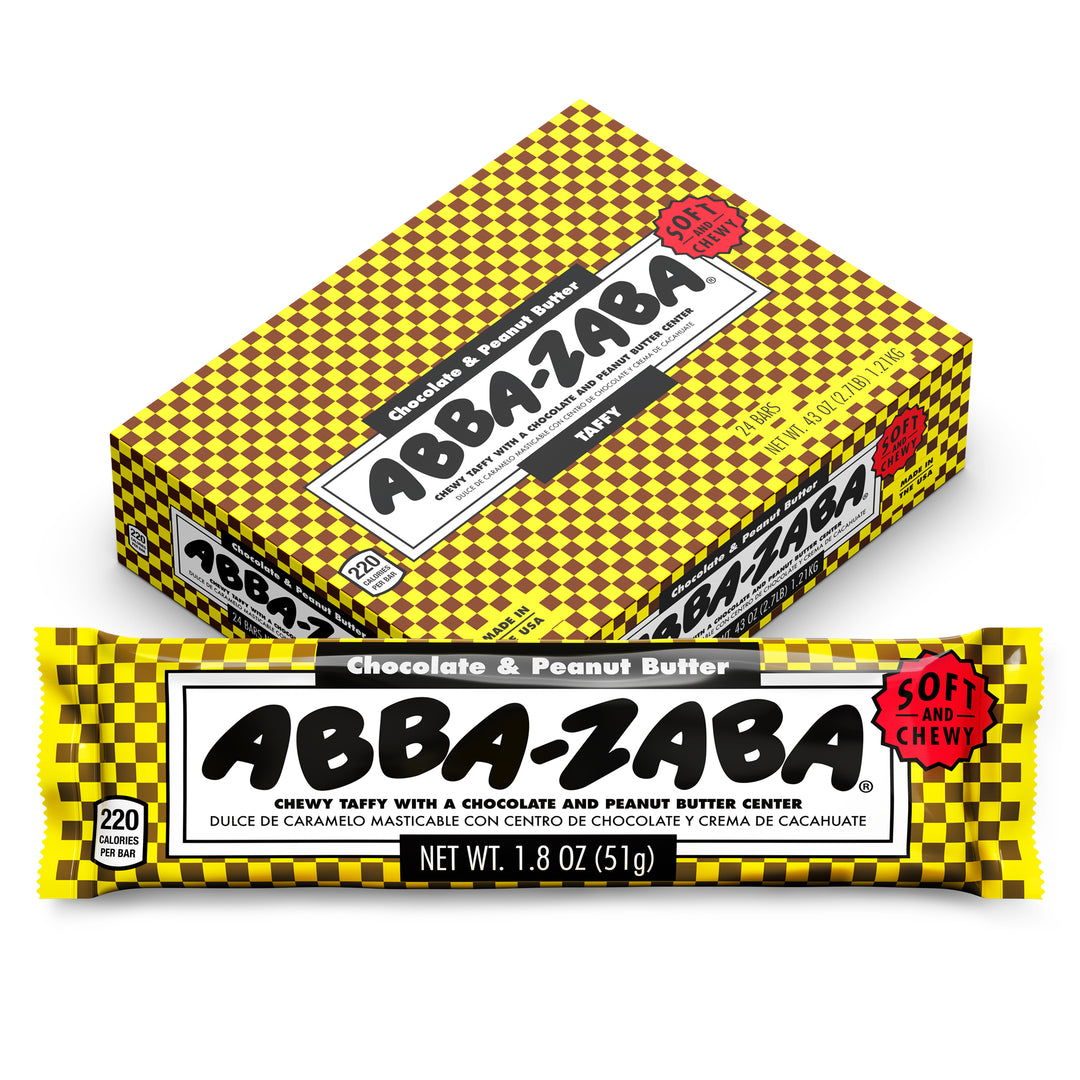Abba-Zaba Candy Bar | Creamy Peanut Butter Filled Taffy – Annabelle ...
